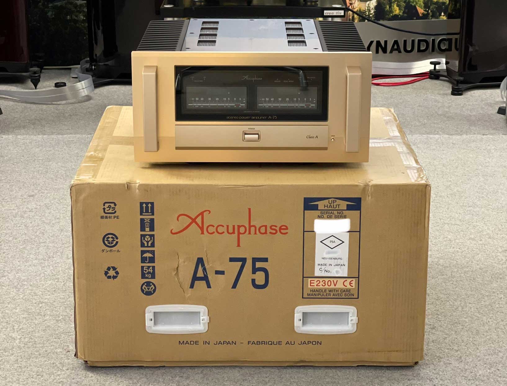 Accuphase A-75. Ein Goldstück wird ausgepackt. - GRAF HÖREN UND SEHEN